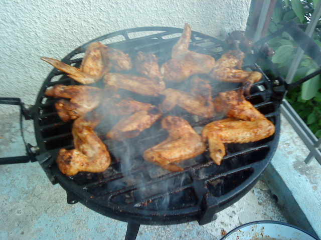 Serbian Cookbook: Pileća krilca na žaru