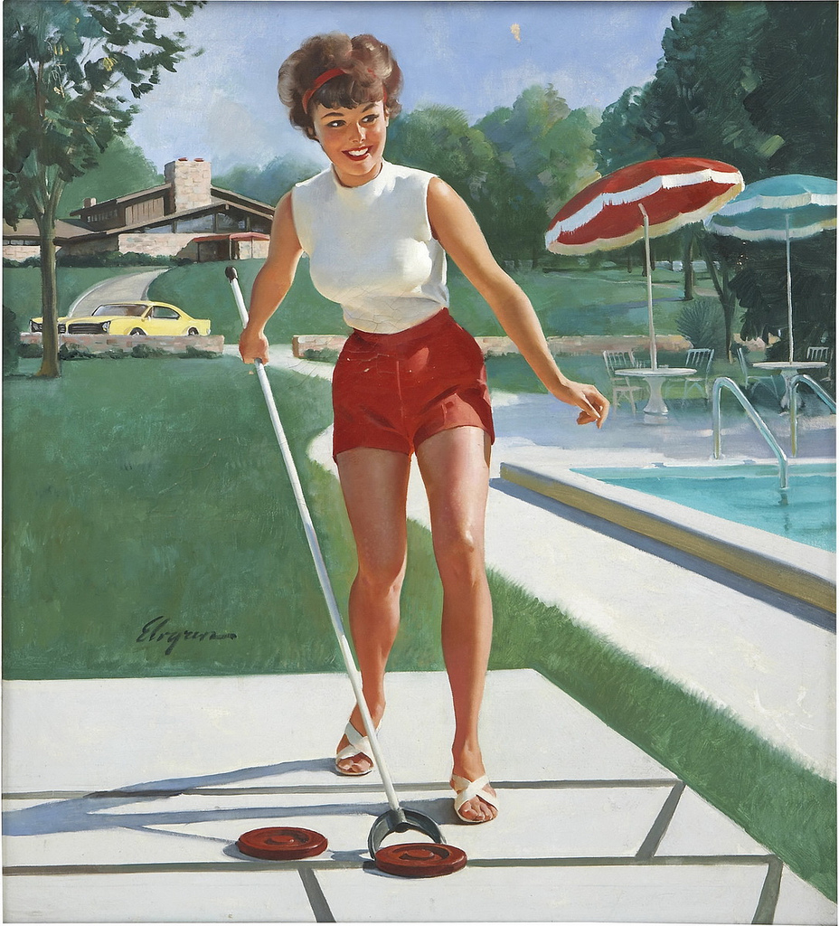 Slice of Cheesecake: Gil Elvgren art, pictorial