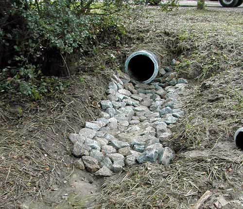 Texas A&M Forest Service: Water Resources: Outfall Protection