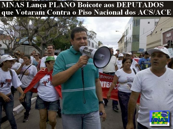 Mnas Lança Plano De Boicote Aos Deputados Que Votaram Contra O Piso