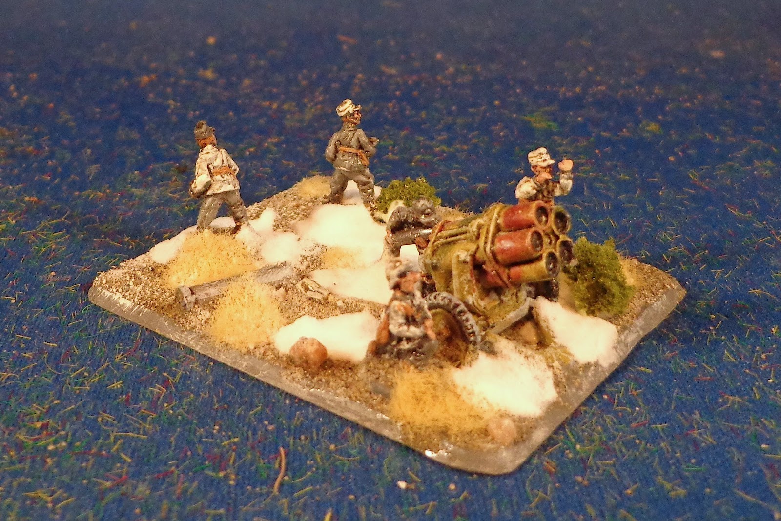Bob's Miniature Wargaming Blog: 15mm WW2 winter rocketmen