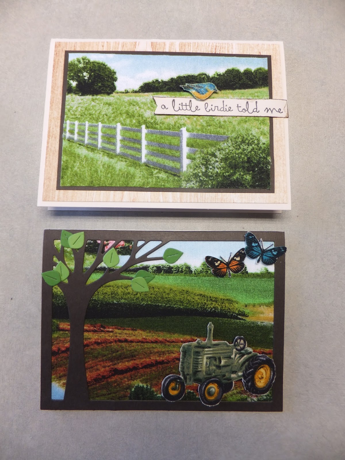 Farmhouse Memories: Farm Scenery Cards