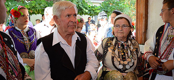 Traditional Macedonian ethno wedding in Novaci