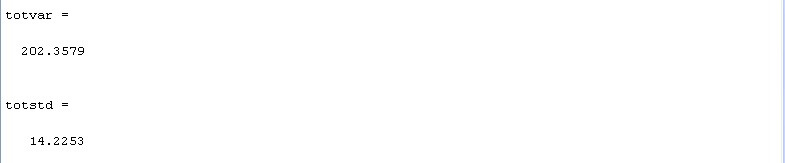 Mean, Median , Variance, Standard deviation and Mode matlab codes ...