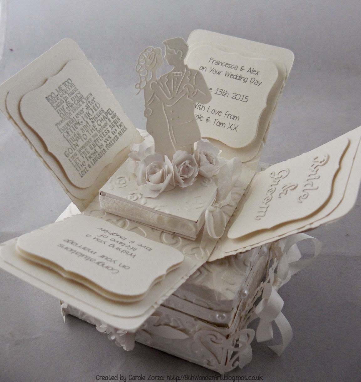 Carole's Crafty Creations: Wedding Musical Box - Sunday 14th June