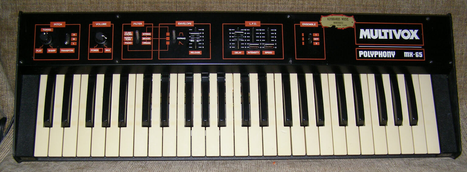 MATRIXSYNTH: Multivox Polyphony MX-65 Synthesizer