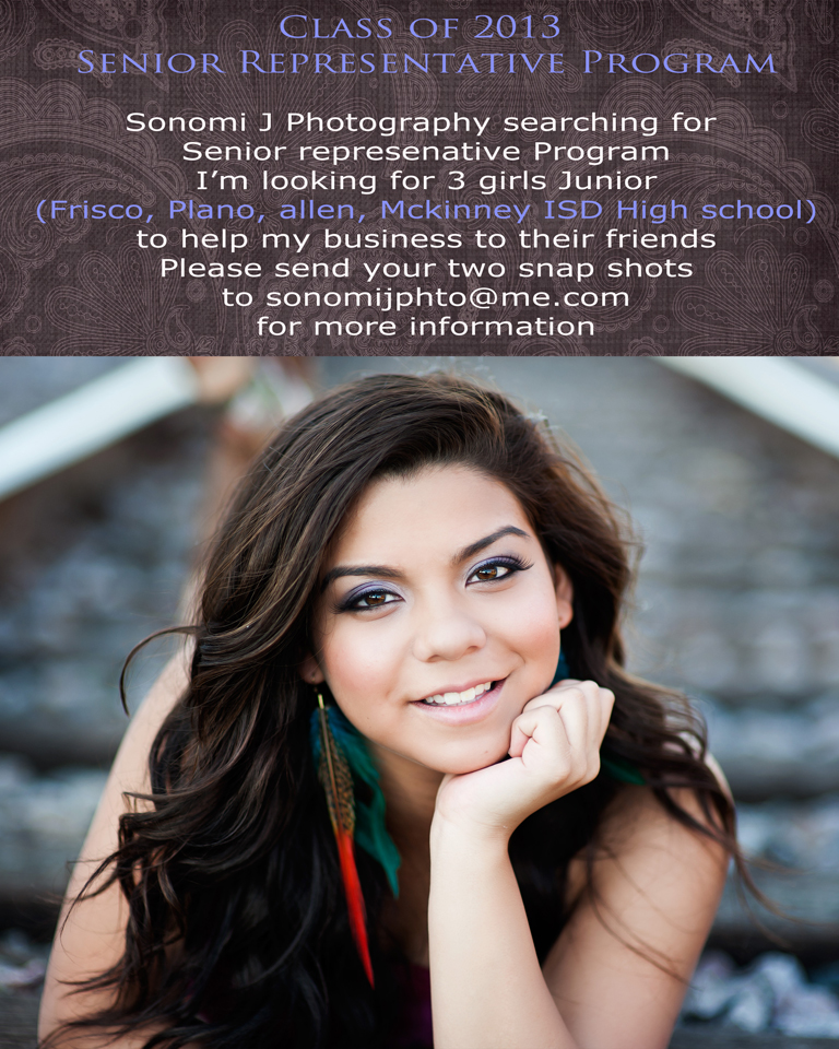 sonomijphotograhy: Class of 2013 Senior Representative Program