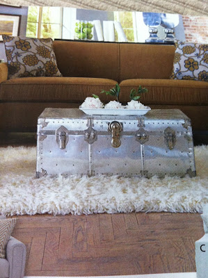 The Suite Revival: Silver Metallic Trunk.