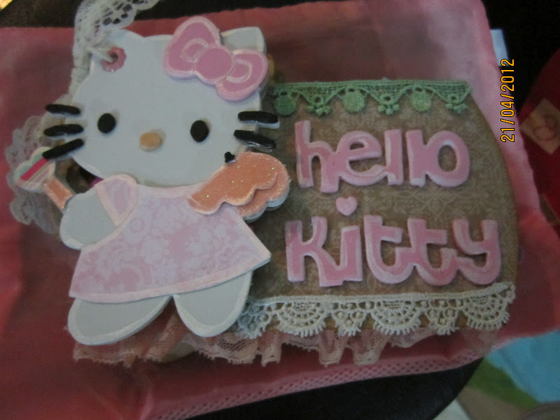 Paper Crafts with KraftyMom: Hello Kitty Project- Hello Kitty Mini Book ...