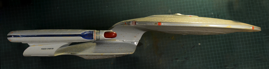 U.S.S. Enterprise, NCC-1701-D (1/1400 scale model)