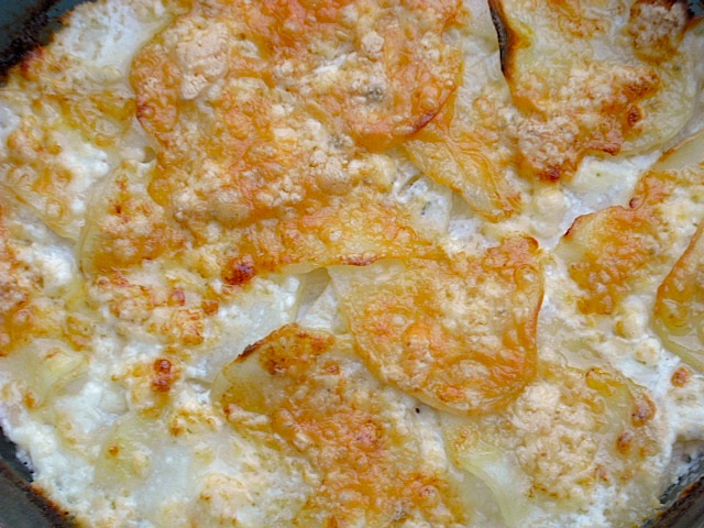 Kitchen Bounty: Scalloped Potatoes with Three Cheeses