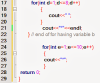 C++ Program to print box shape using for loop ~ C++ Programming ...