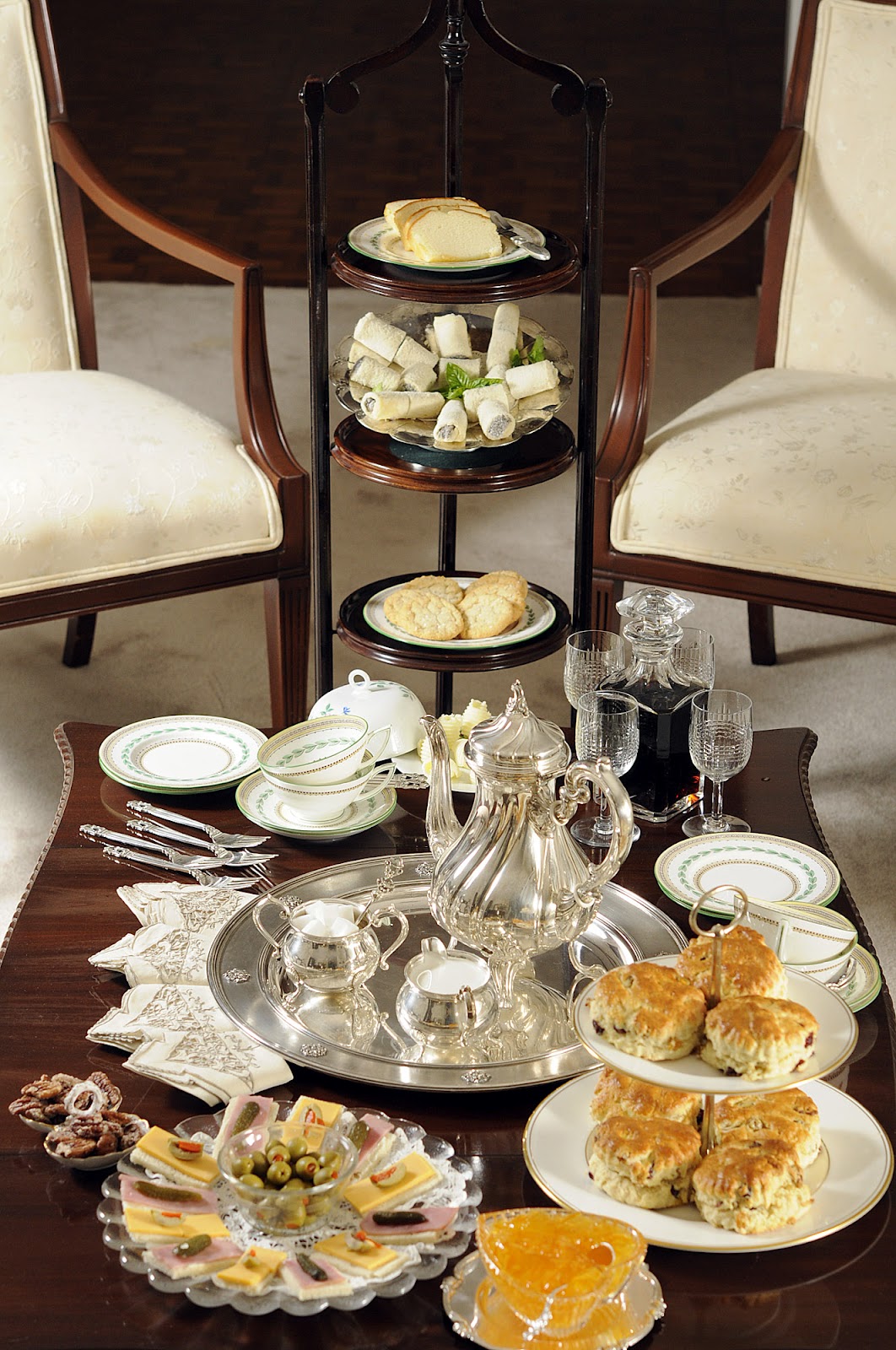 Cooking and Tips: TEATIME FORMAL and INFORMAL TEA AT HOME