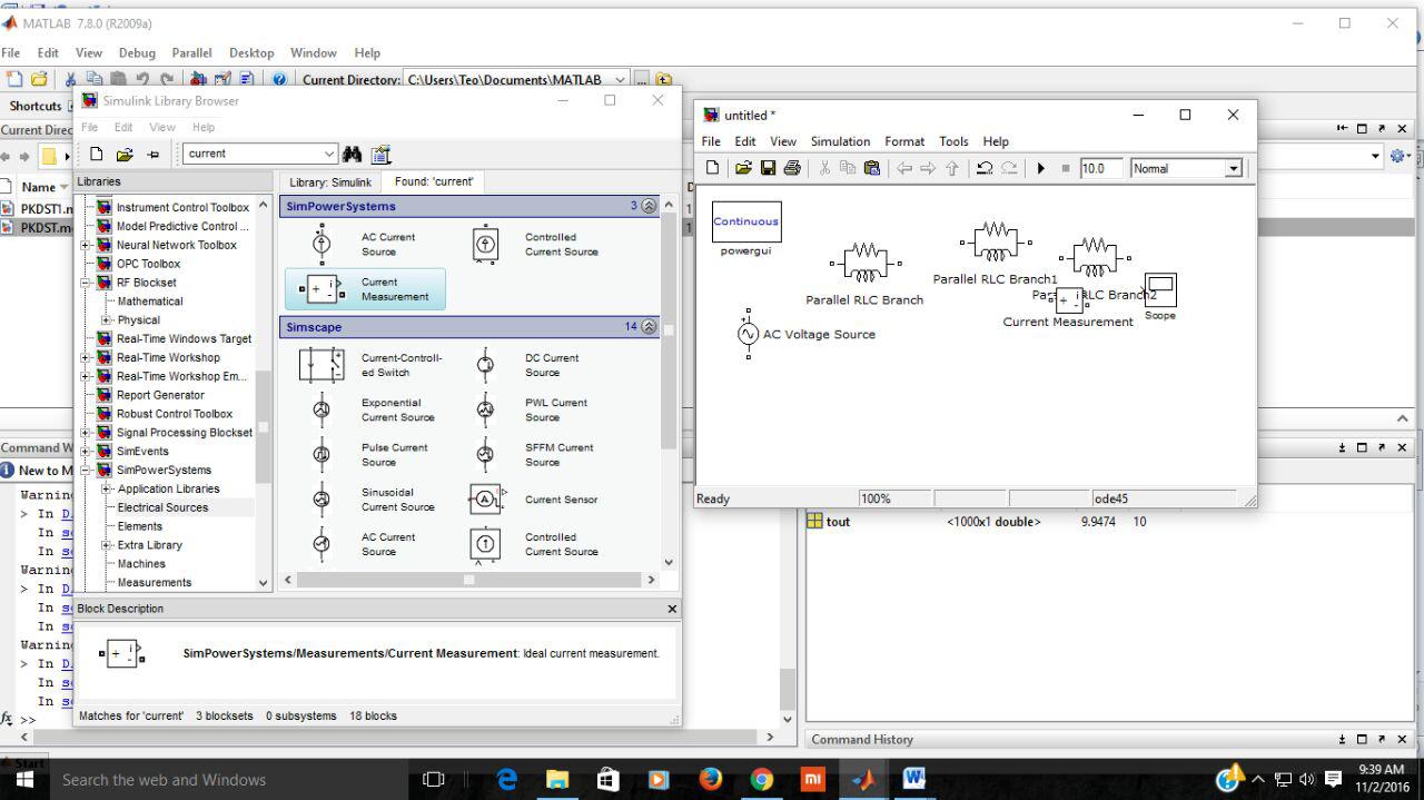 Linggar's Blog: SIMULINK MATLAB RANGKAIAN RLC