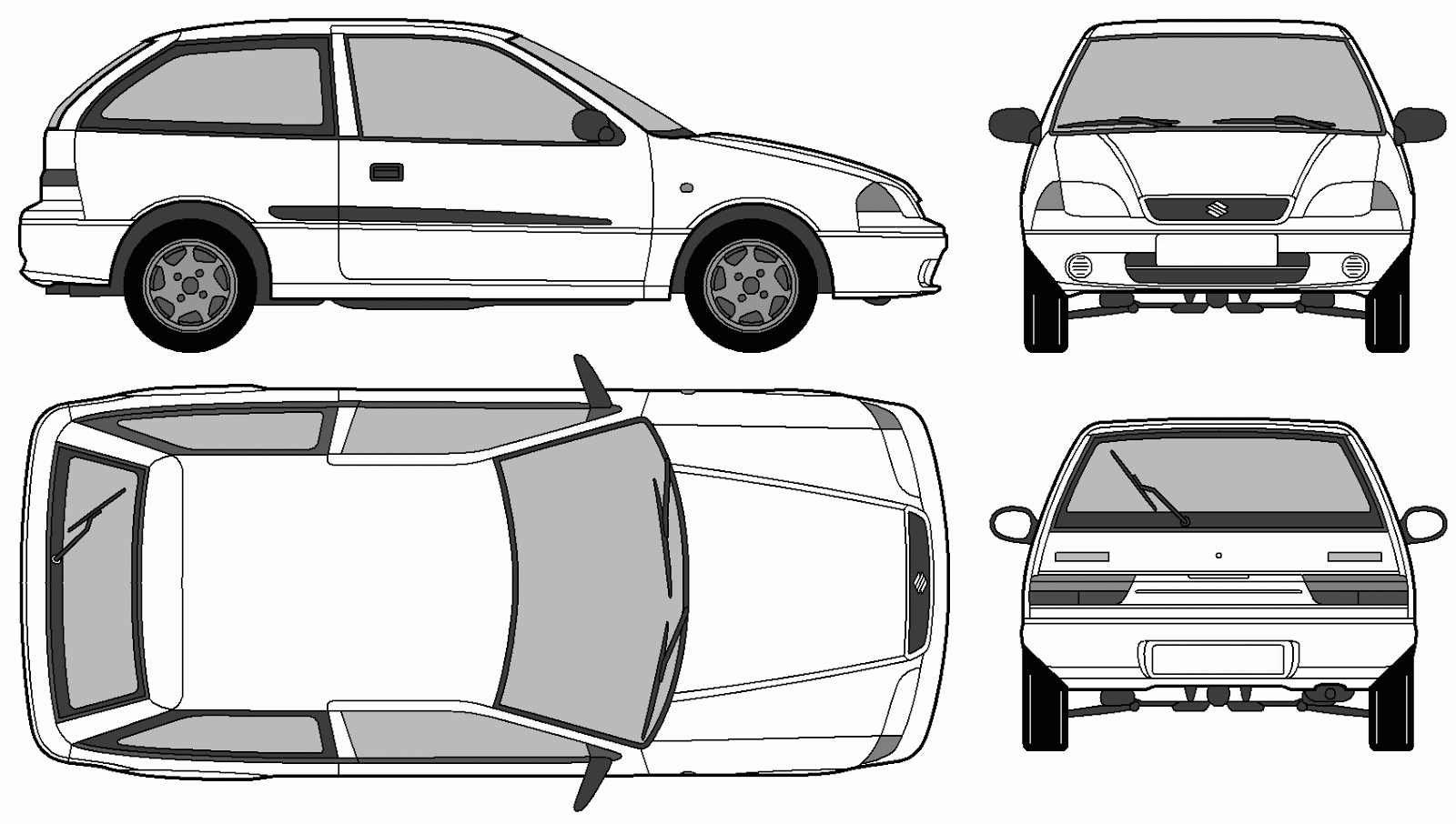 Swift R Brothers: Animated Suzuki Swift