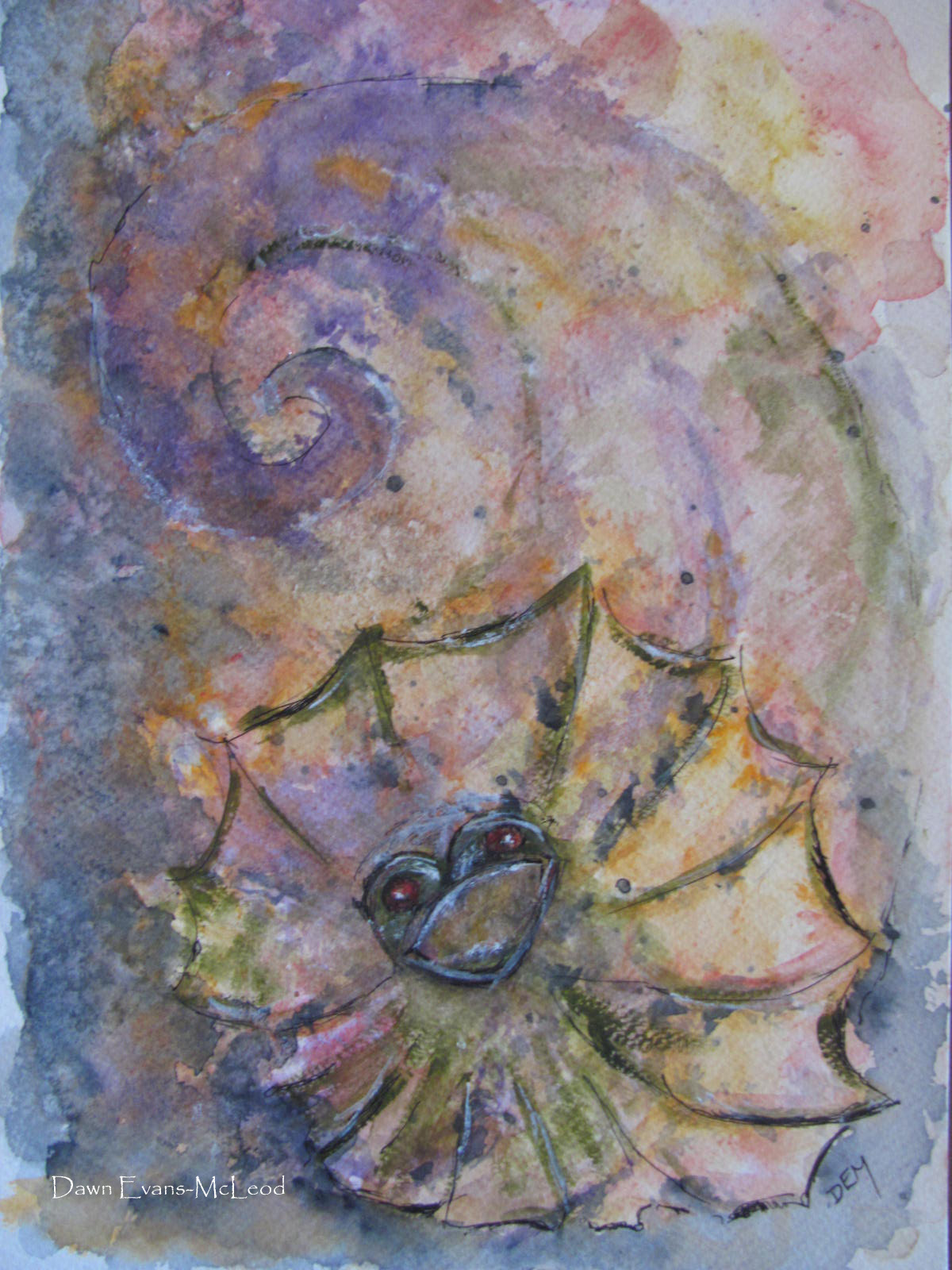 DAWN'S CREATIVE EXPRESSIONS: Lizard Magic - SOLD