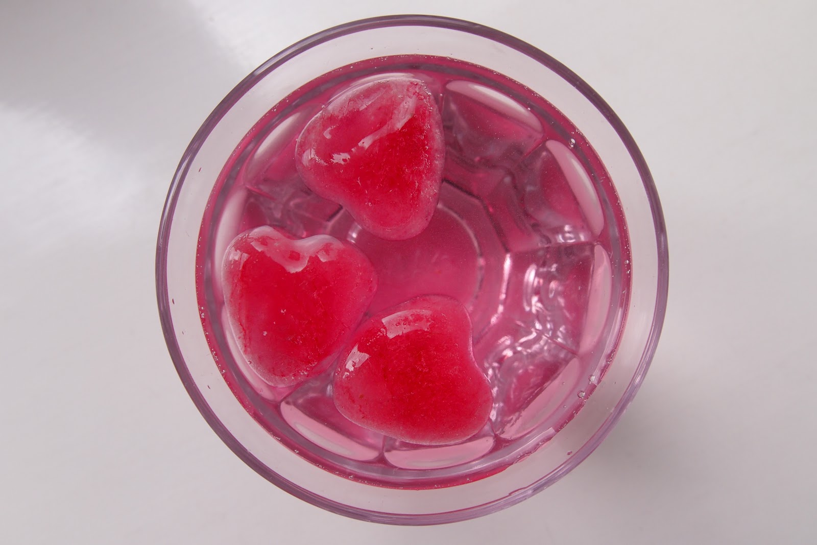 travellin' home: raspberry ice cubes