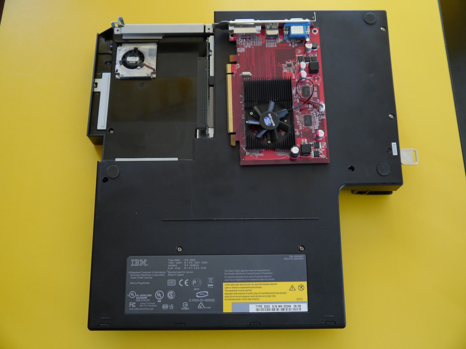 Thinkpad Advanced Dock с Radeon HD 4650, HD 6570 и SATA адаптер | Retro ...