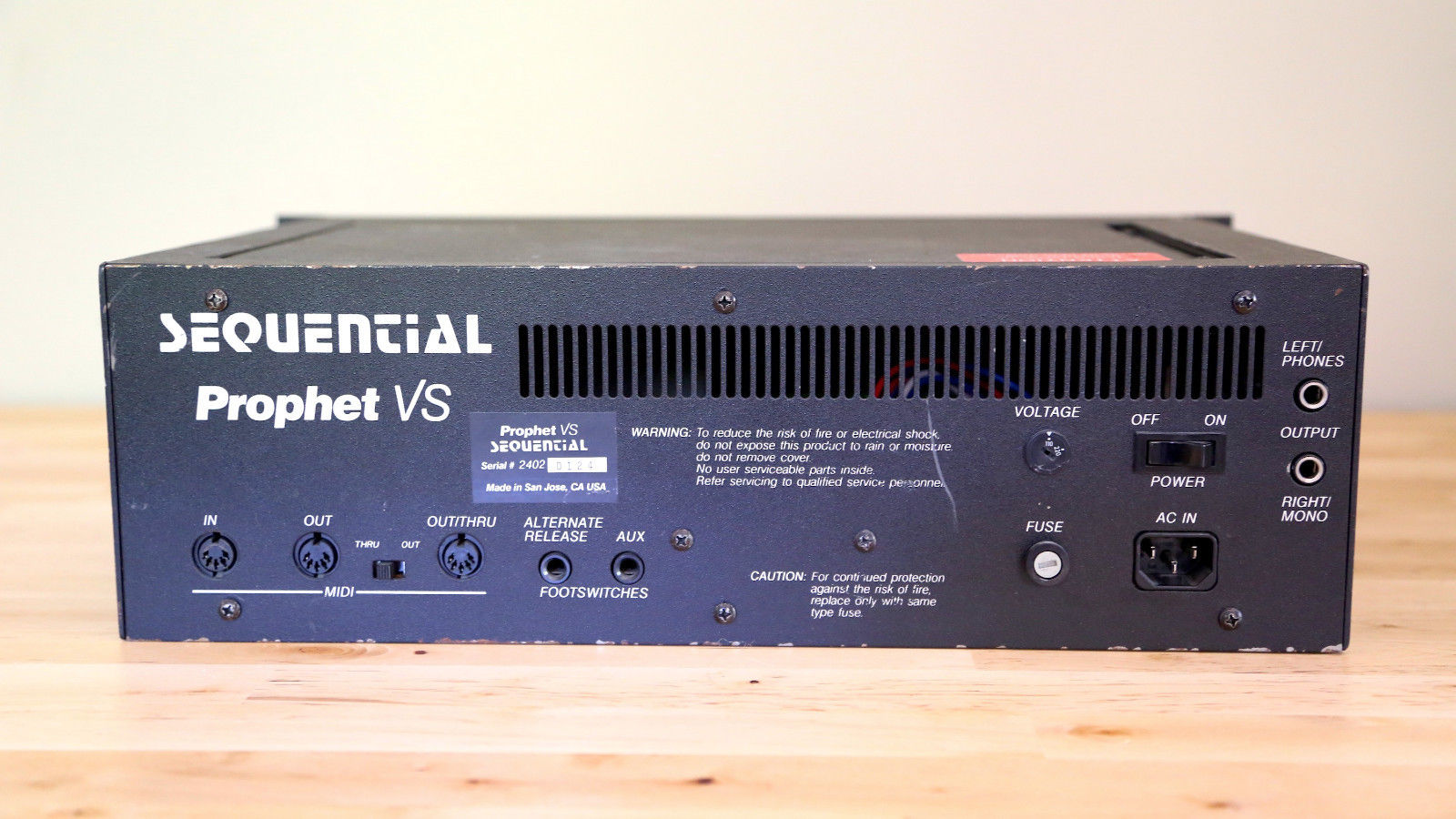 MATRIXSYNTH: Sequential Circuits Prophet VS Rack SN D124 with Two Carts