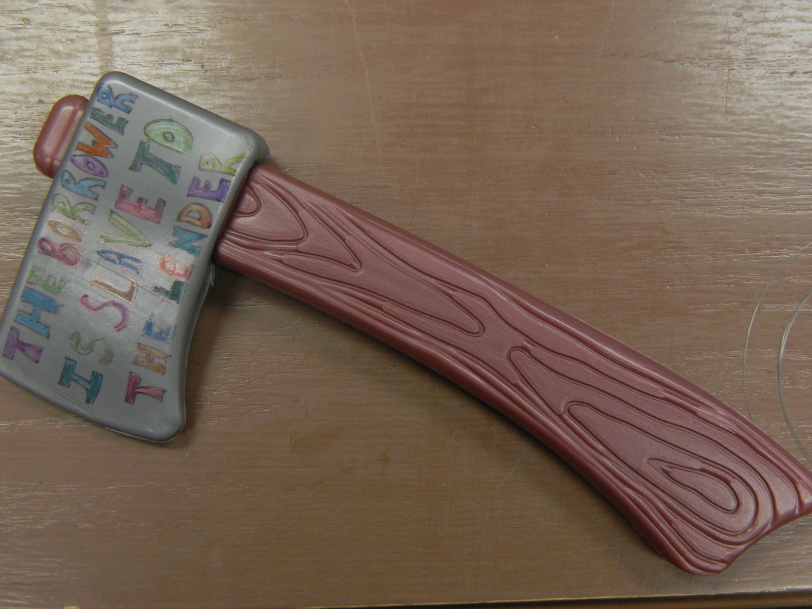 A Floating Axe Head.