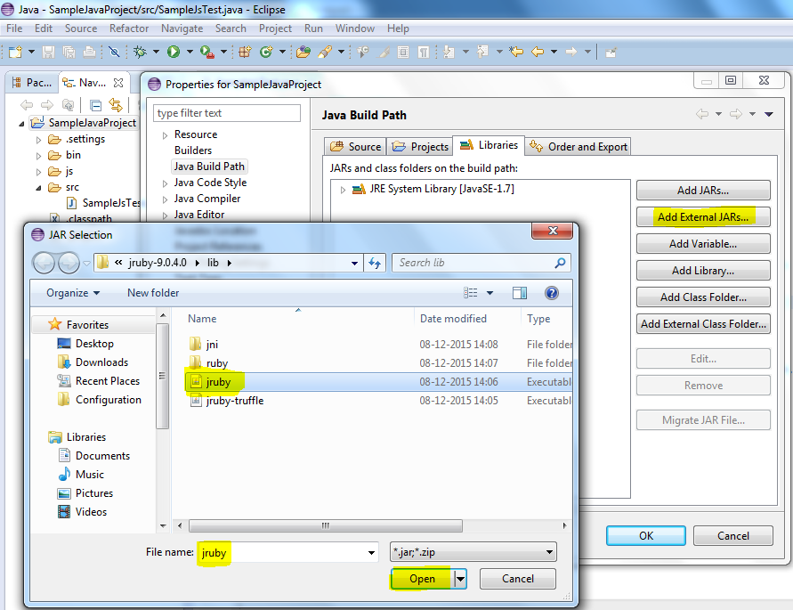 Java - Call ruby script functions from java code | Automation Home