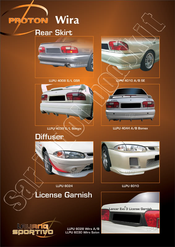 Streets Tuner: Proton Wira Bodykit