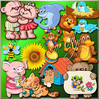 Animals cartoon PSD Collection - PSD