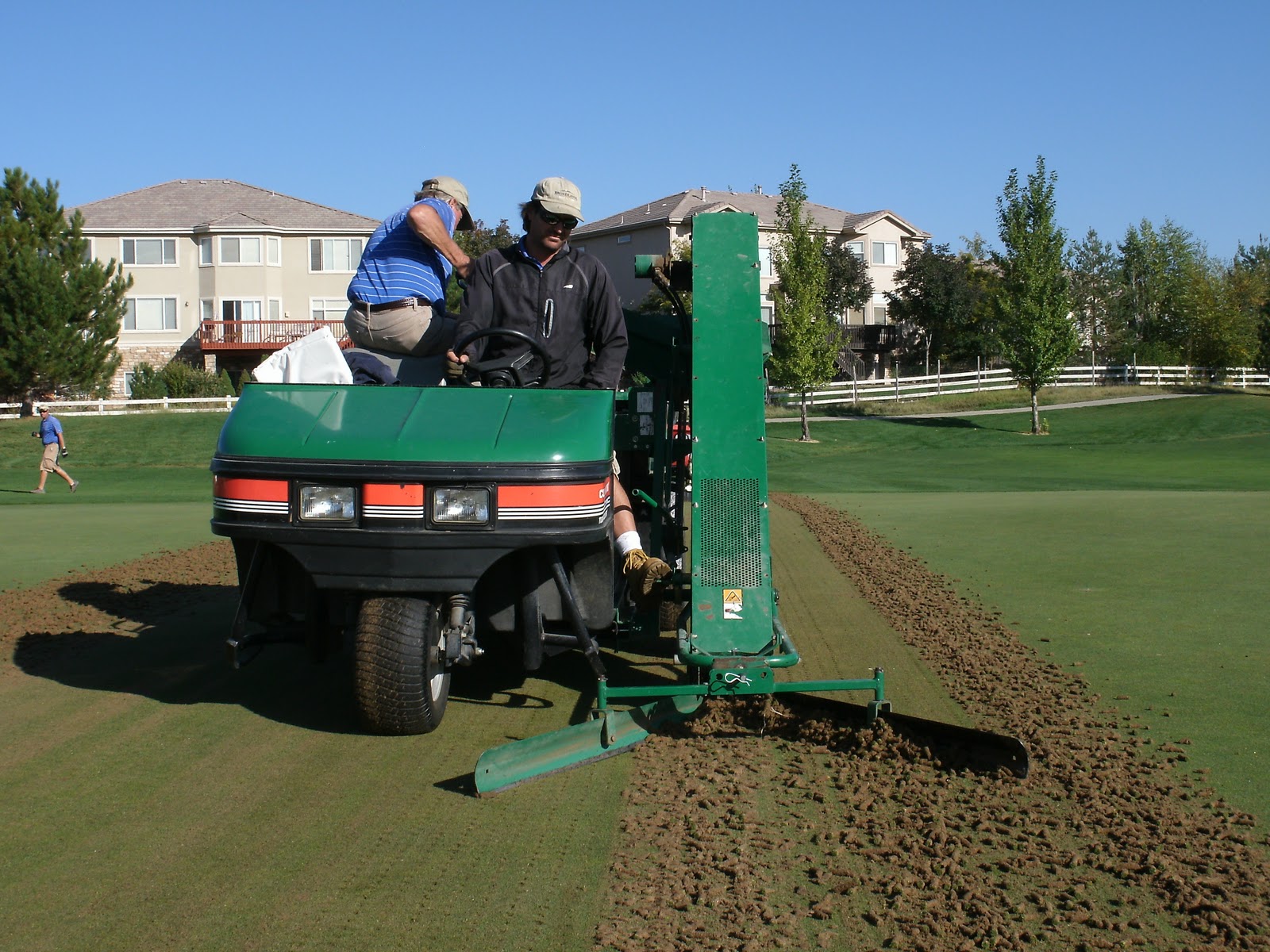 The Broadlands Golf Course Maintenance Update: Greens Aerification