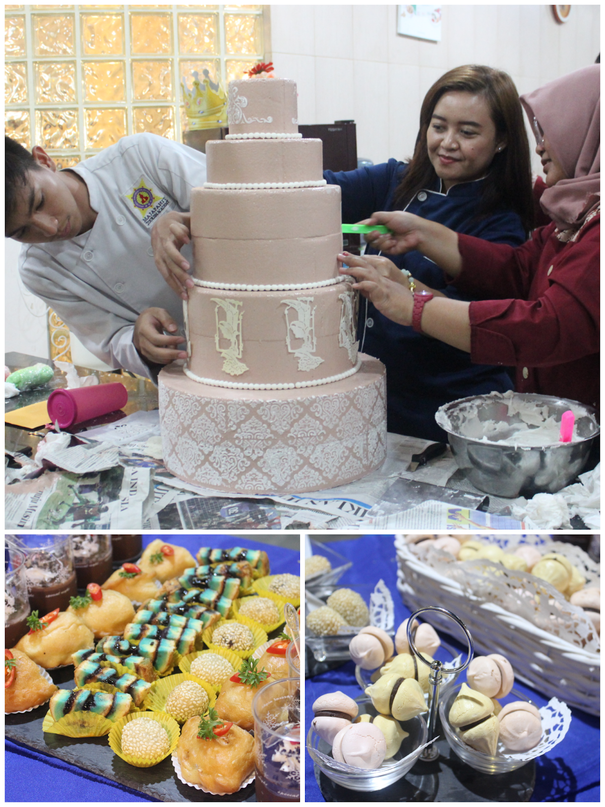 Upside Down Hanging Wayang Wedding Cake, Karya Unik Mahasiswa Akpar ...