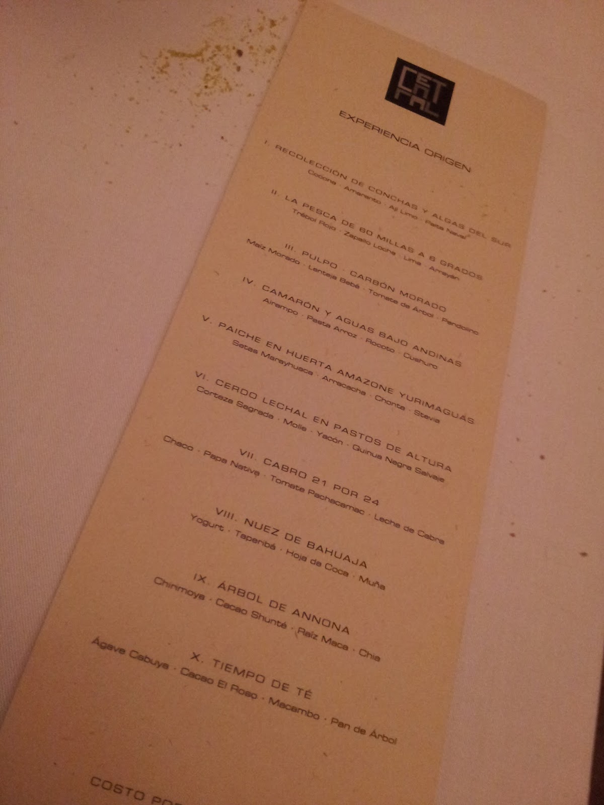 El dadaista gastronómico: Restaurante Central: Cocina de autor en Lima