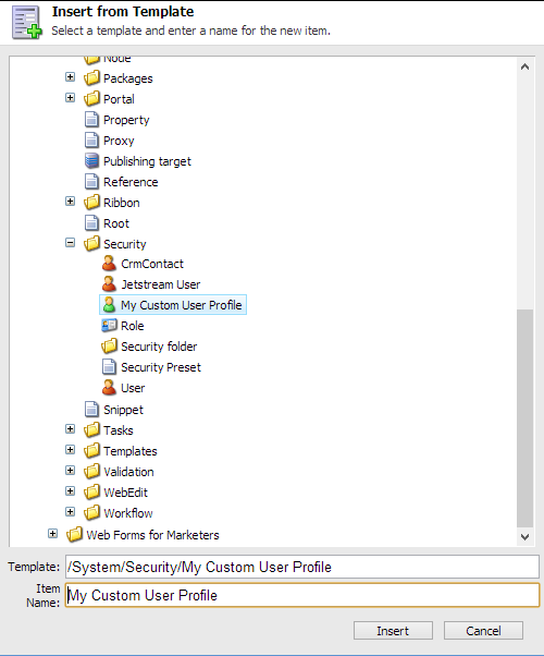 .Kirkegaard: Custom User Profile