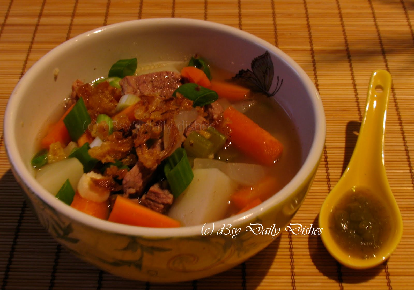 d3sy's Daily Dishes: Beef Soup with Vegetables (Sop Daging Sapi)