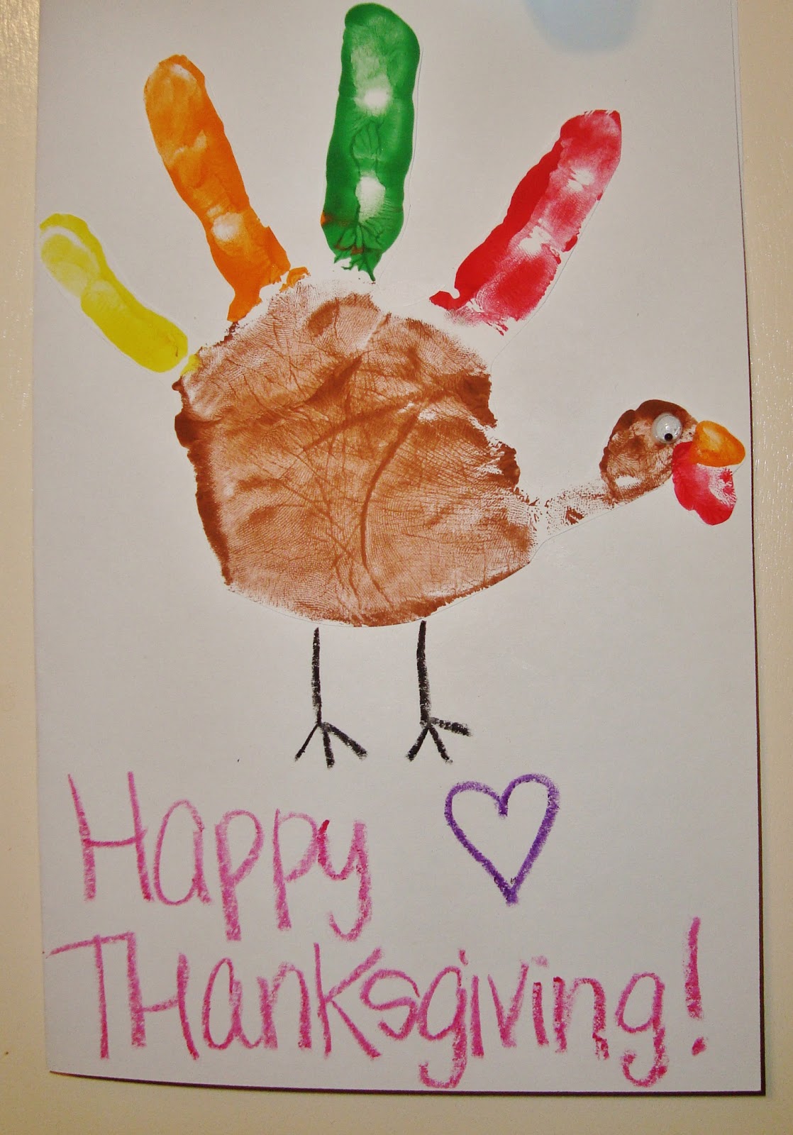 There's Magic Out There: Turkey Handprints