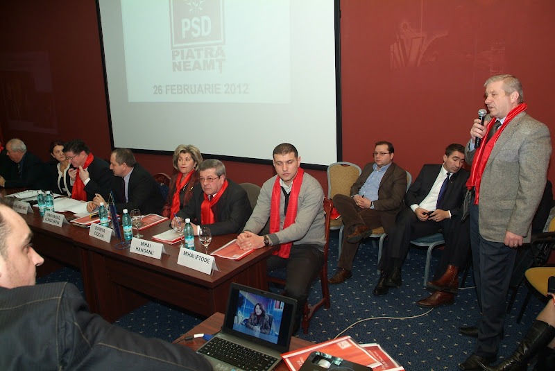 PSD PIATRA NEAMŢ: Conferinta Organizatiei PSD-Piatra Neamt