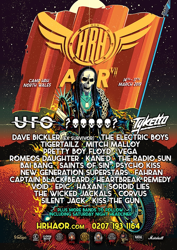 HRH AOR VII ANNOUNCES FIRST WAVE OF BANDS FOR 2019 | Eurockerz