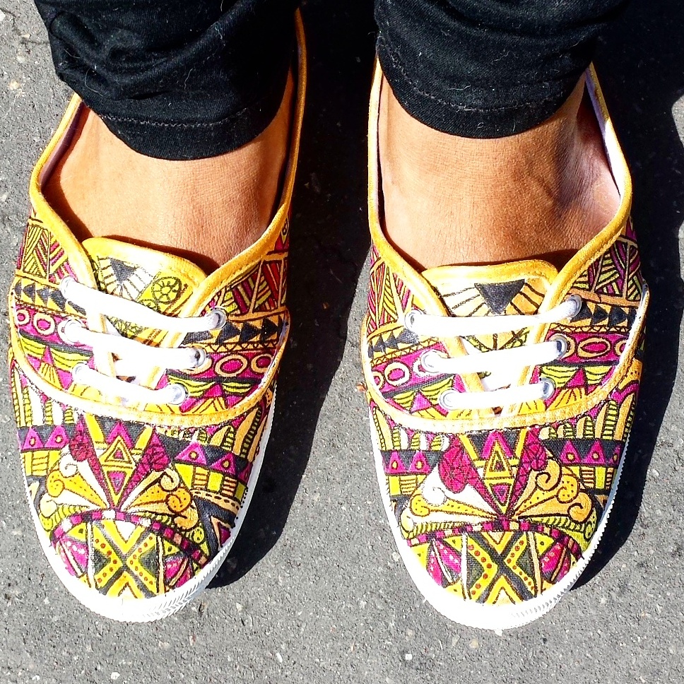 MarieCrashTest: DIY Mes chaussures customisés