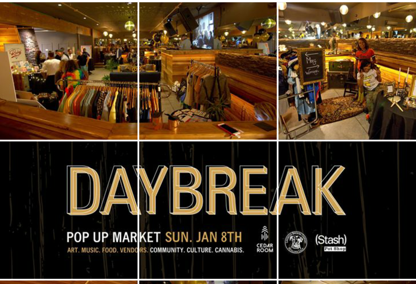 Six Twenty Seven: Daybreak Pop-Up Market 1/8 (via @cedarroomseattle)