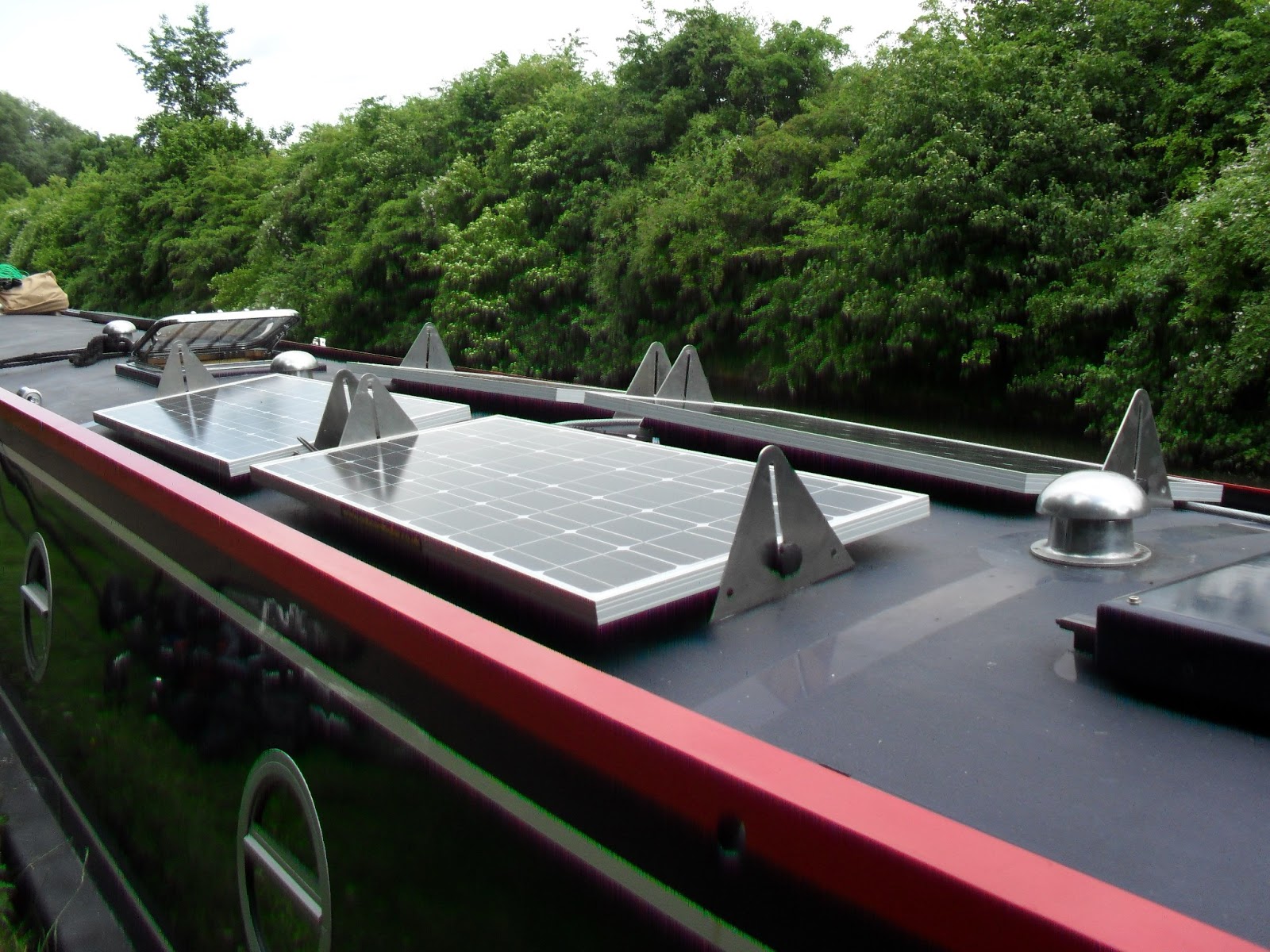 Narrowboat Inca: Solar power