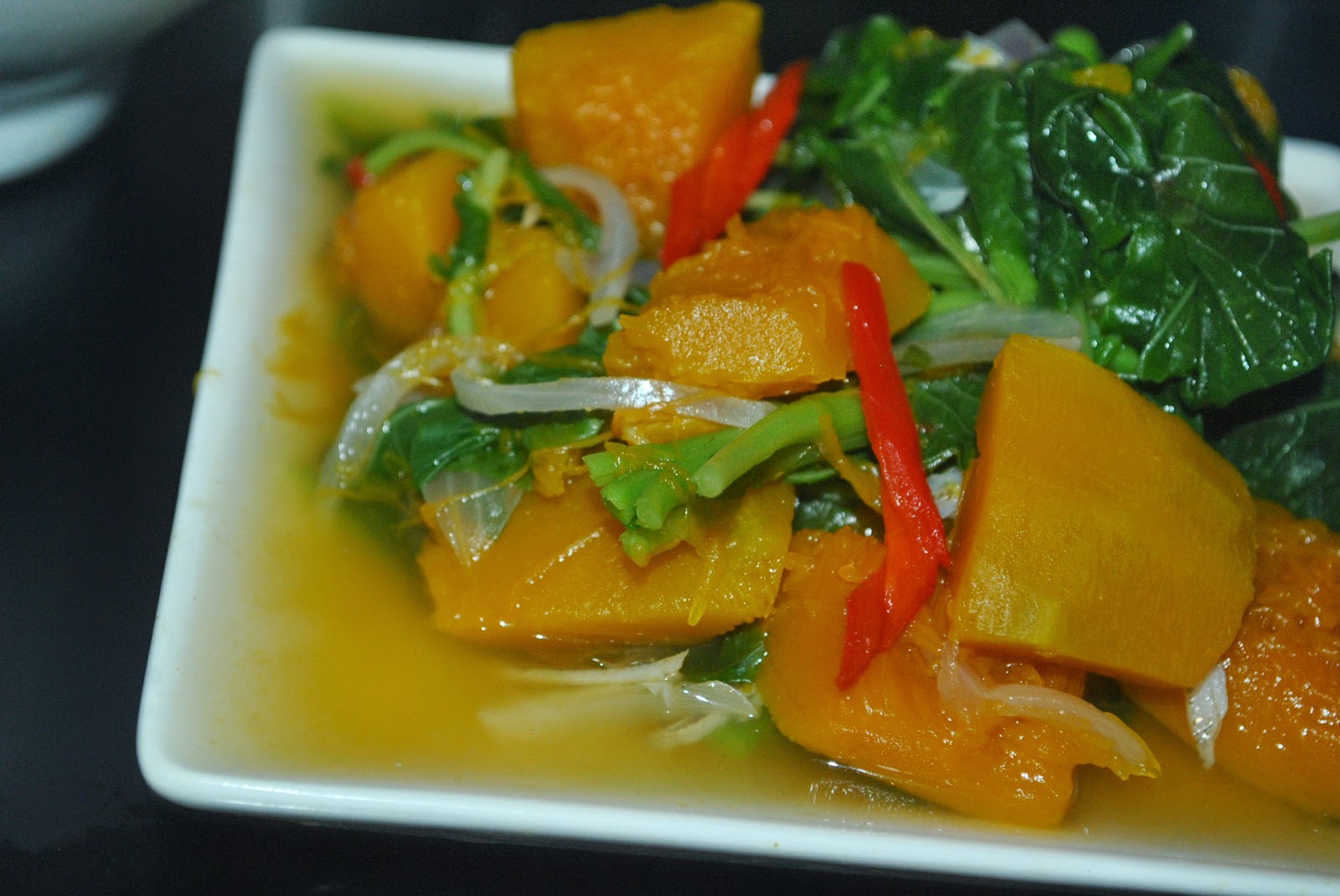 PATYSKITCHEN: BUTTERSQUASH SPINACH SOUP / LABU BAYAM MASAK BENING