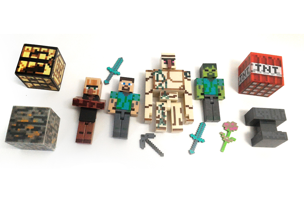 Bonecos Minecraft