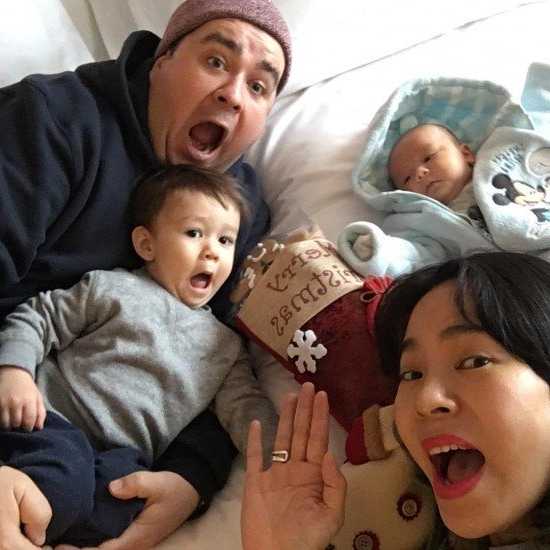 "Our family is happy" ... Sam Hammington, William x Bentley Family Photos