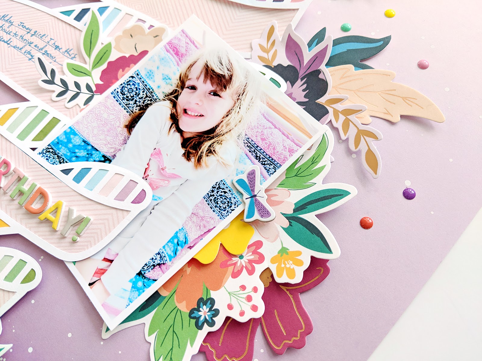 Happy Birthday Layout | Paige Taylor Evans