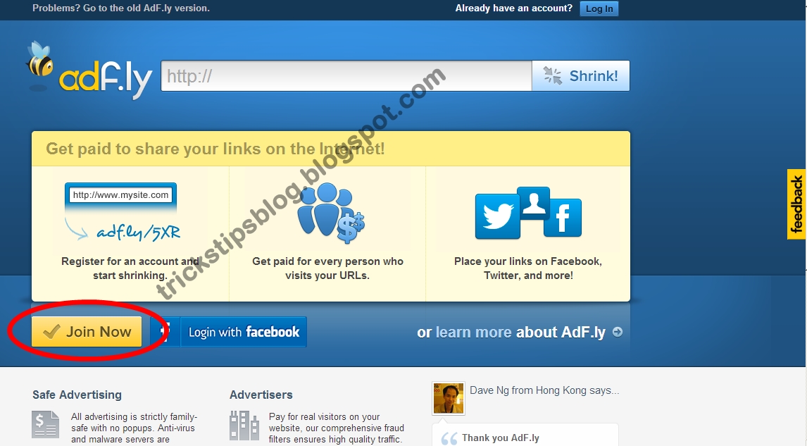 RENDI 99: cara mendaftar dan mengguanakan adf,ly