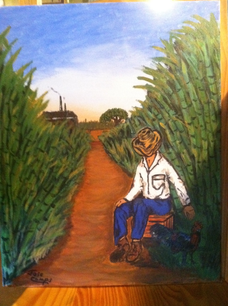 Joseph Camps Artist: El Guajiro y el Gallo