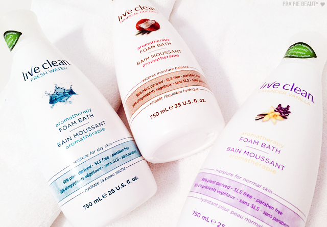 REVIEW: Live Clean Aromatherapy Foam Bath - Prairie Beauty