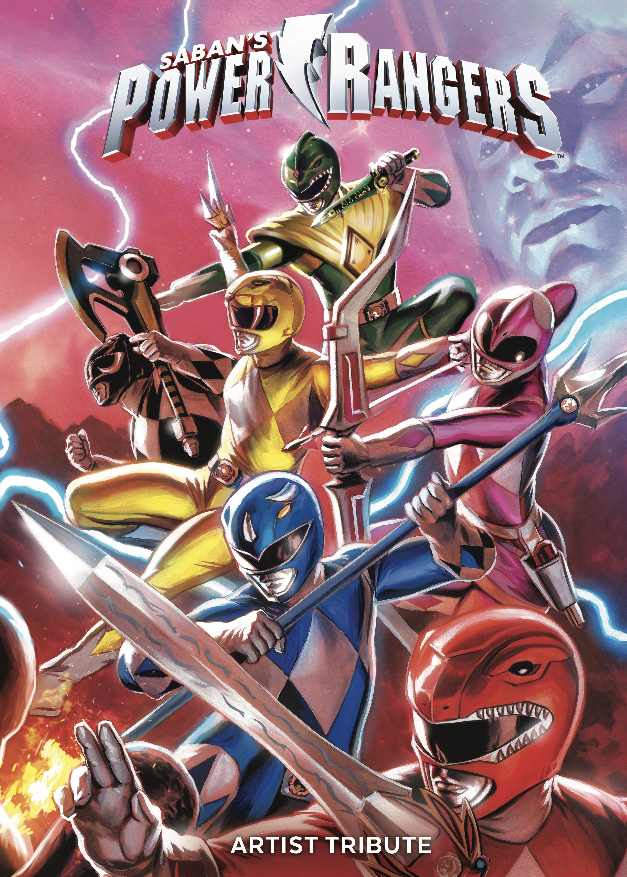 Revelada a capa do livro de ilustrações de Power Rangers