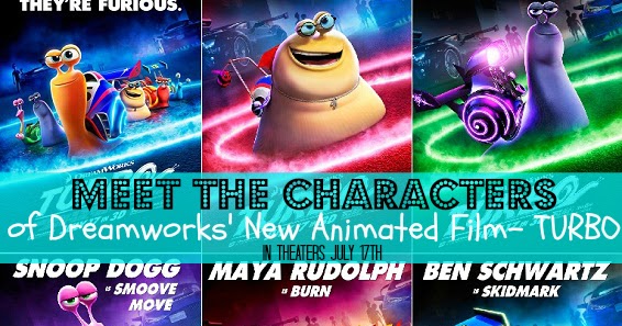 One Savvy Mom ™ | NYC Area Mom Blog: Meet The Characters of TURBO ...