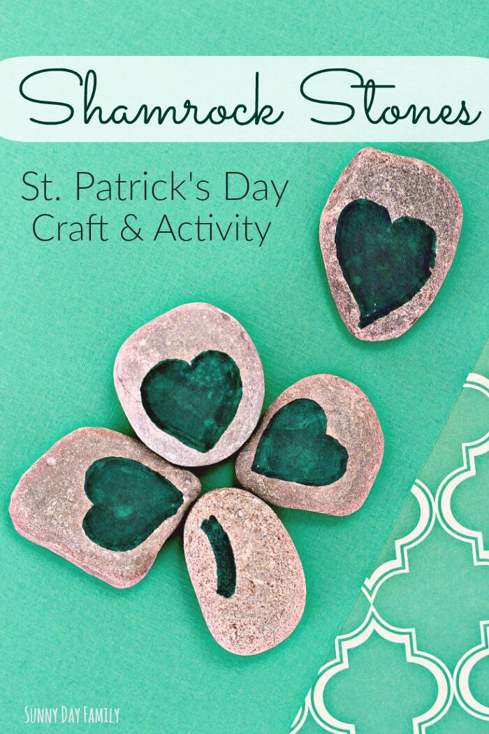 Shamrock Stones: St. Patrick's Day Craft & Activity for Preschoolers ...