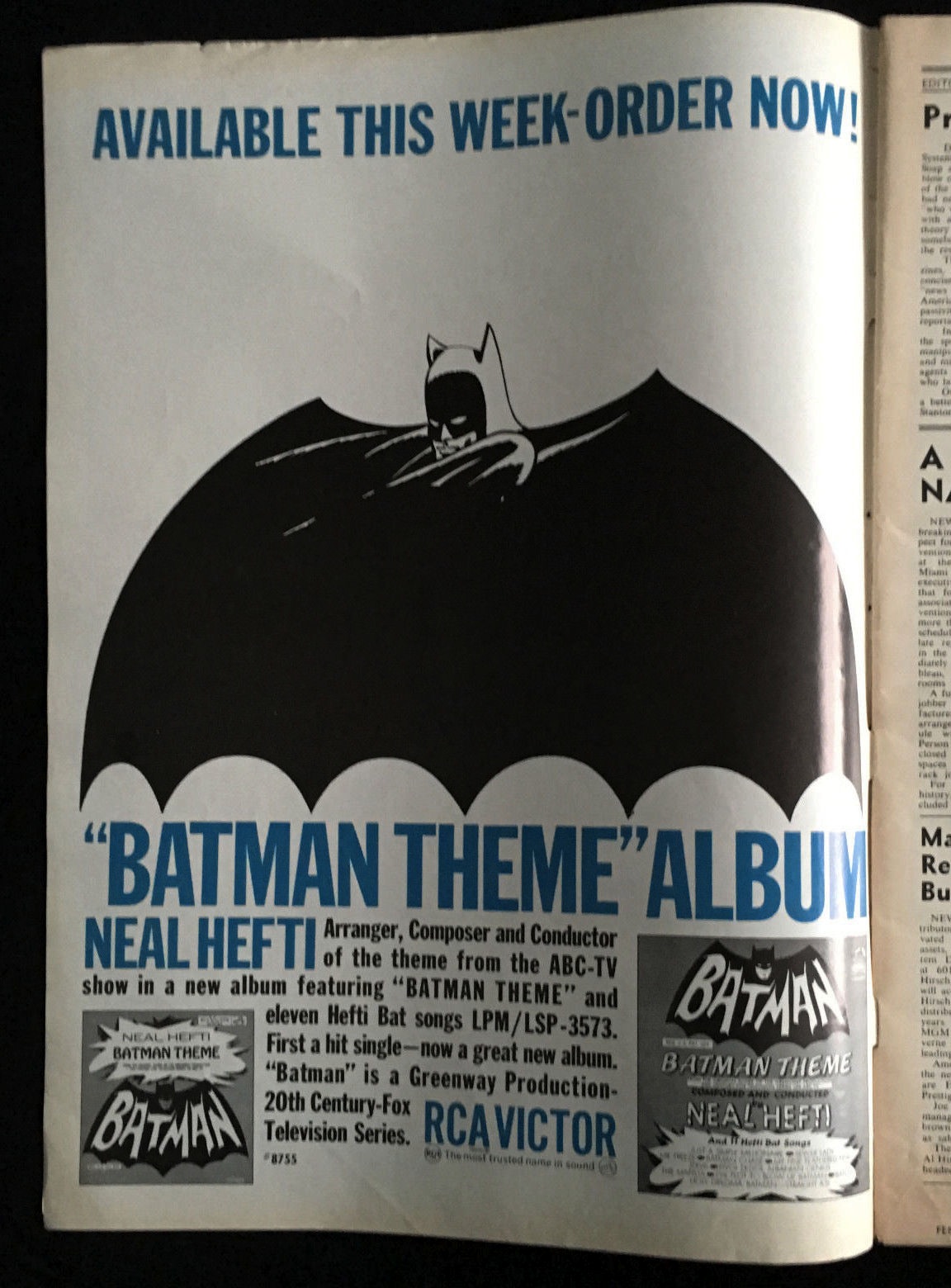 Pop '66!: New Music This Month: Ads from Billboard!