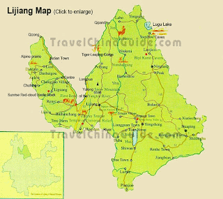 Travel to Lijiang: Lijiang Map